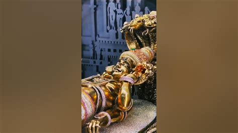 திருவனந்தபுரம் ஸ்ரீ பத்மநாப சுவாமி அனந்த சயனம் வைரம் தங்கம் ஜொலி ஜொலிக்க அற்புதக்காட்சி