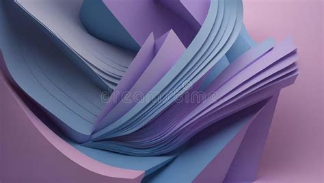 Abstract Background With Shapes Generative Ai Stock Illustration