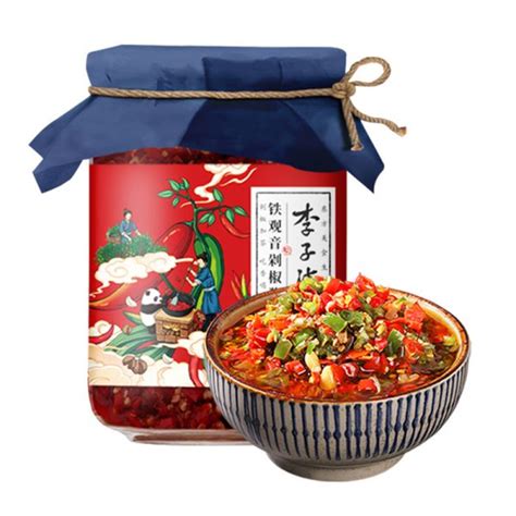 李子柒网红产品铁观音剁椒酱230glzq Chill Sauce 230g Orange Go