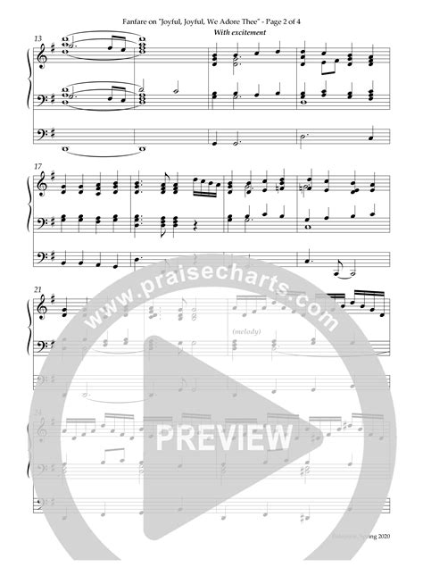 Fanfare On Joyful Joyful We Adore Thee Instrumental Lifeway Worship