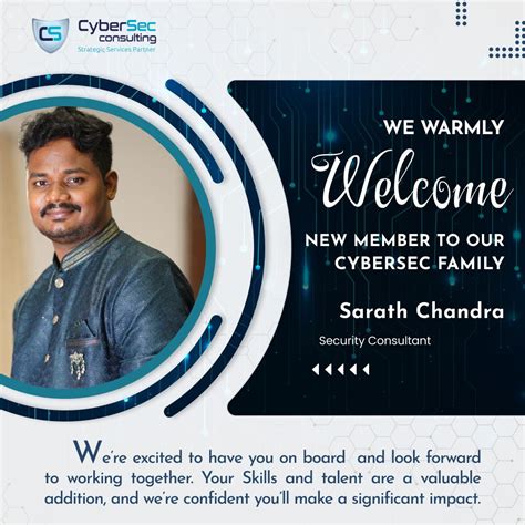 Cybersec Consulting On Linkedin Newhire Employeeonboarding Welcometotheteam Companyculture