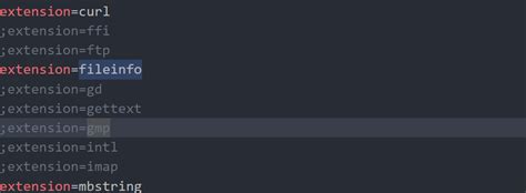 php extension file info php error class finfo not found but the