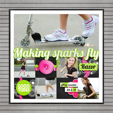 Making Sparks Fly Project Idea Scrapbook Com