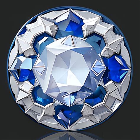 Premium Photo Sapphire Model For Game Ideas Or Jewelry Making