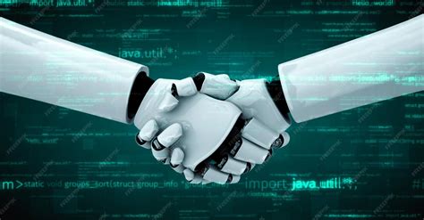 Premium Photo Futuristic Robot Artificial Intelligence Huminoid Ai