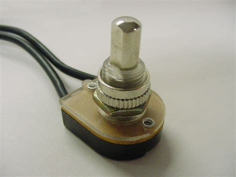 Maintained Contact Push Button Switch Nickel Push O F Spst 6a 125vac Wired Bulk Pack 10 Pk