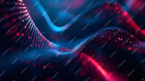 Premium Photo Blue Technology Abstract Photon Background Image Abstract Technology Big Data