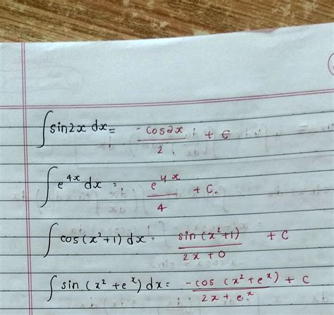 Are These Integrals Correct Is There A Proper Method To Solve Them R