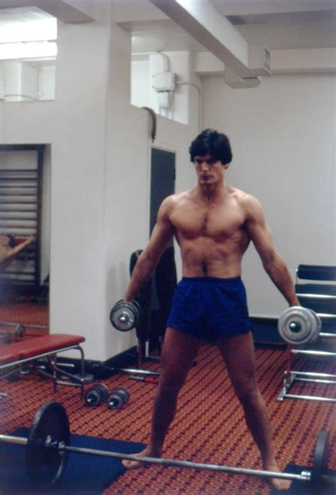 Rare Photographs Of A Shirtless Christopher Reeve Working Out For His