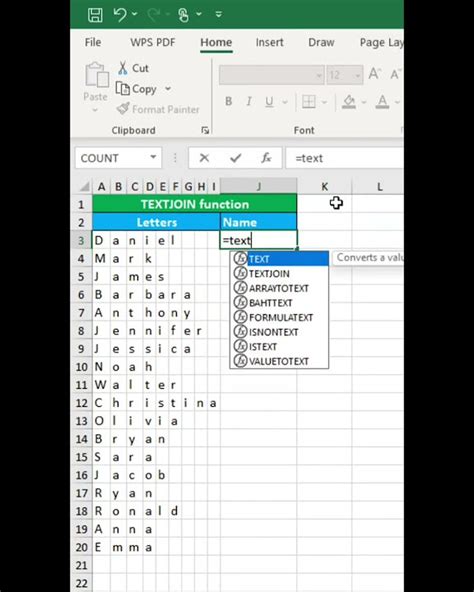 Textjoin Function In Excel Leadraju Microsoftexcel Exceltech Excel