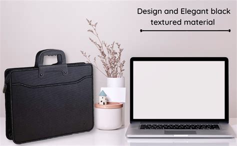 Istara A3 Portfolio Documents File Storage Bag With Zipper Artist Certificate File Holder