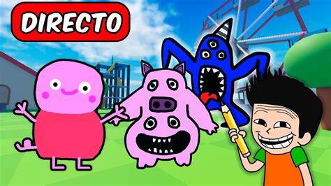 Directo Dibujando Con Suscriptores En Roblox Doodle Transform