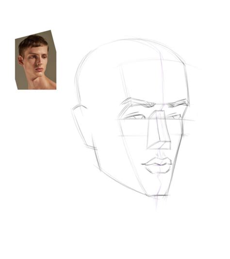 Как нарисовать лицо человека Поэтапный урок для начинающих