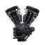 Sands Cycle T143 Long Block Engine Fits Harley Davidson Twin Cam Dyna And