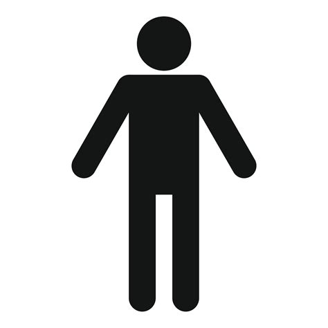 Stick Figure Stickman Icon Pictogram Vector Simple 14568011 Vector Art