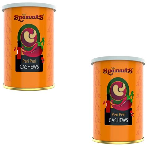 Spinuts Cashew Nuts Premium Flavoured Cashews Nuts Dry Oven Roasted Salted Non Fried Oil
