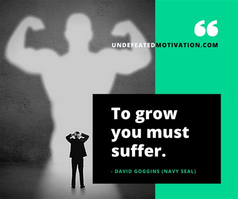 To Grow You Must Suffer David Undefeated Motivation Facebook