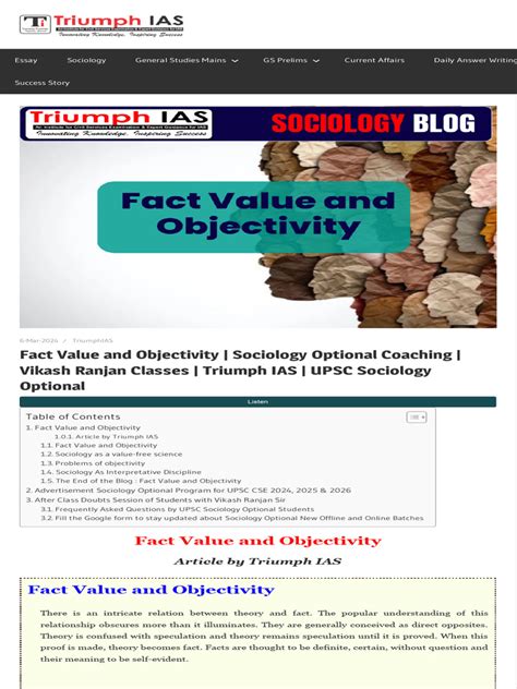 Fact Value And Objectivity Pdf
