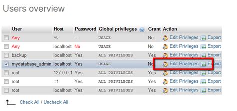 How To Create A Mysql Database With Phpmyadmin Webvault Help Centre