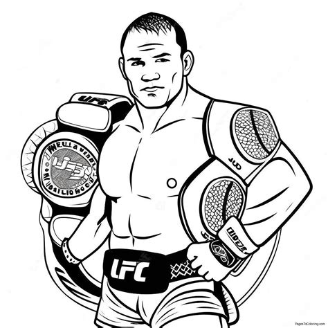 Ufc Coloring Page 35702 28716