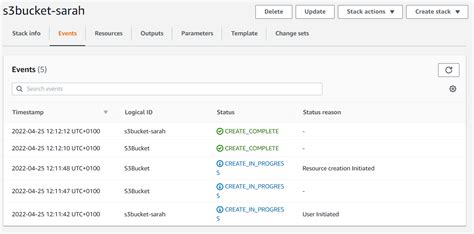 create an s3 bucket using aws cloudformation
