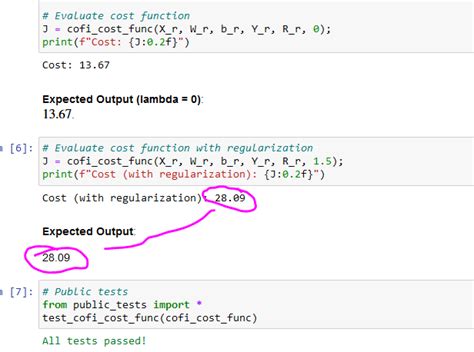 I Have Problems Fixing The Regularization For The First Codding Lab Of The Second Week