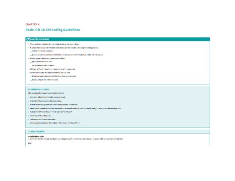 Chapter 6 Basic Icd 10 Cm Coding Guidelines Chapter 6 Basic Coding