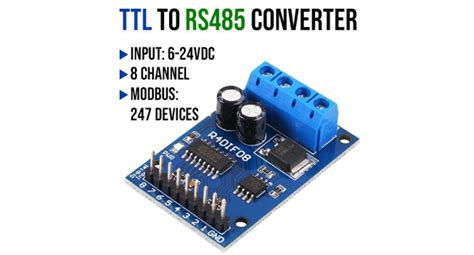 Rs485 8 Input Modbus Module Micro Robotics