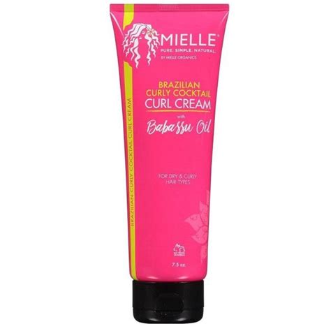 Crème Pour Cheveux Bouclés Mielle Brazilian Curly Cocktail Curl Cream