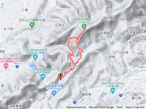 桃園大溪 白石埤上白石山O型 健行筆記