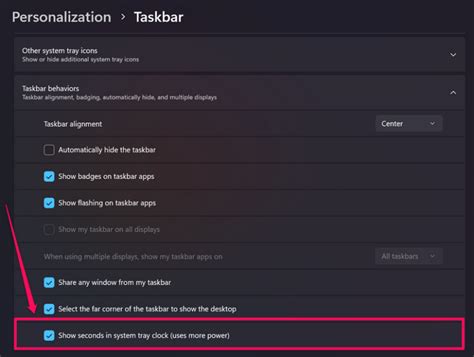 How To Show Seconds In Taskbar Clock On Windows 11 Geekchamp