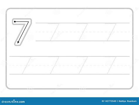 Free Handwriting Numbers Tracing Pages For Writing Numbers Learning