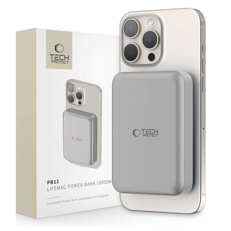 Tech Protect Pb Magsafe Powerbank Mah W Titanium