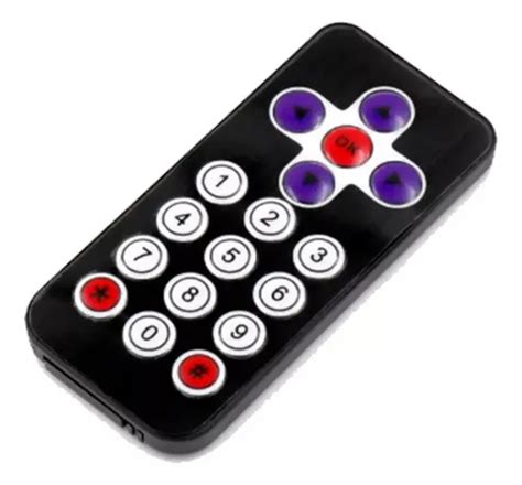 controle remoto infravermelho 17 teclas para arduino mercadolivre