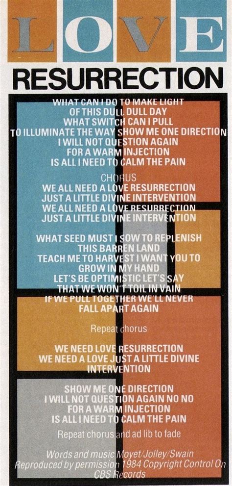 Top Of The Pop Culture 80s Alison Moyet Love Resurrection 1984