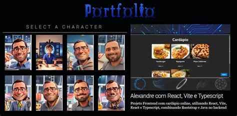 Portfólio Com Angular React Entre Outros Alexandre Pimentel Sql