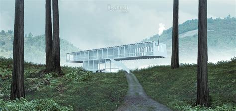 A Render Image Of A Cabin I Designed Recently Instagram Therenderitstudio R CabinPorn