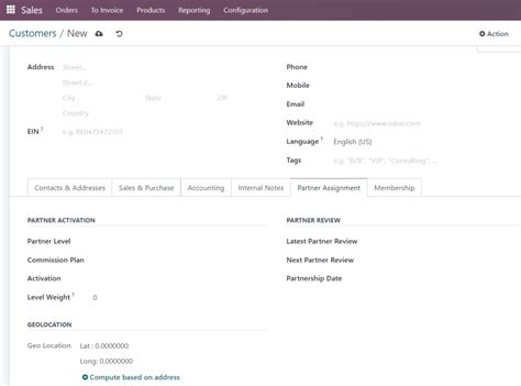 Configure Create New Customers In Odoo 16 Sales App