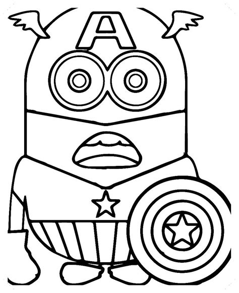 Los Más Lindos Dibujos De Minions Para Colorear Y Pintar A Todo Color Imágenes Prontas