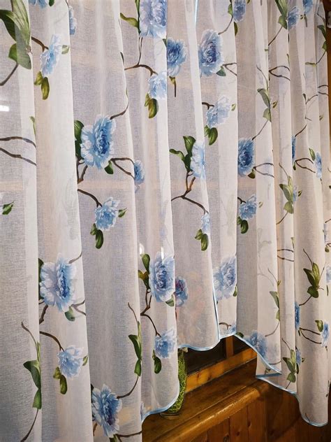 ᐉ Тюль Летиція Блакитна роза 1609427469 • Краща ціна в Києві Україні • Купити в Епіцентр