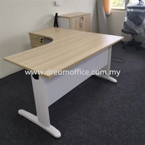 Bl1515 3d Managerial L Shape Table Modern L Shape Table Office Table Selangor Kl Klang
