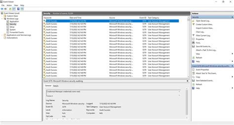 TechsBucket Security Event Logs