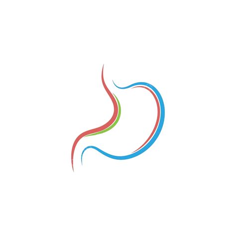رعاية المعدة رمز التصاميم مفهوم شعار مكافحة ناقلات الرسم الداخلي المتجه