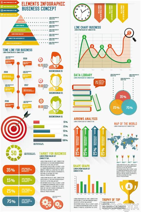 Best 65 Free Infographic Vector Templates Designmaz