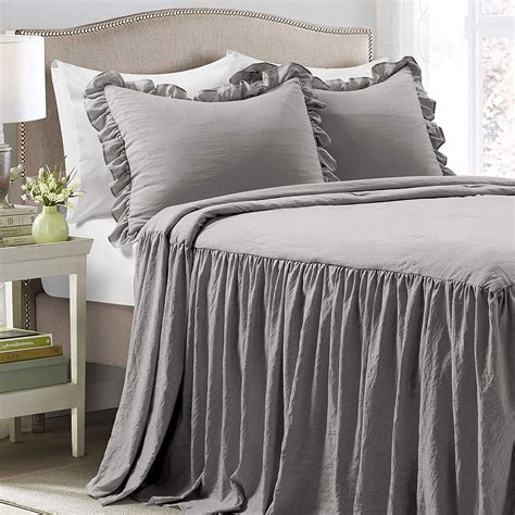 Pride Beddings 2 Piece Ruffle Skirt Bedspread Set Twin 20