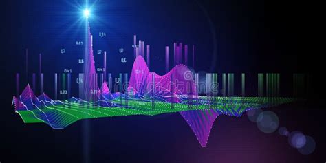 Abstract Background Contain Color Blurred Lines Data And Spot