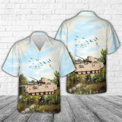 Croatian Army M2 Bradley Infantry Fighting Vehicle Hawaiian Shirt
