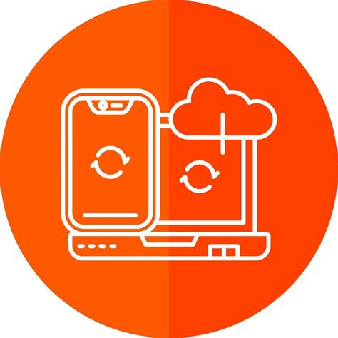 Sync Line Red Circle Icon 41736948 Vector Art At Vecteezy