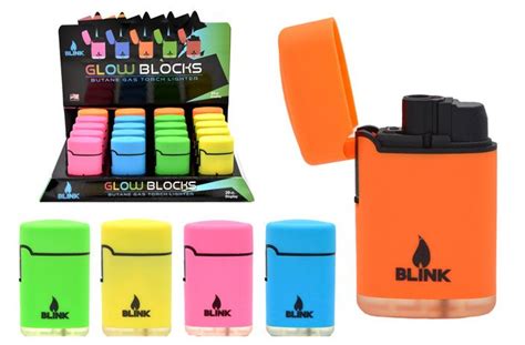 Blink Blocks Gas Torch Lighter 20ct Eazy Wholesale