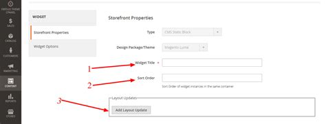 Calling Static Block Using Widget In Magento 2 Bay20 Software